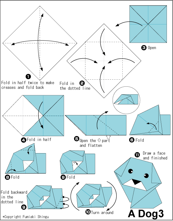 Dog 3 Easy Origami Instructions For Kids dog-3-easy-origami-instructions-for-kids