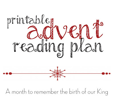 .: Printable Advent Reading Plan