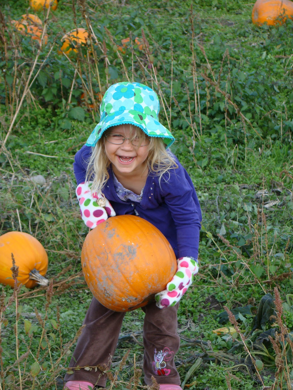 The Glass Character: Pumpkin Patch Kids