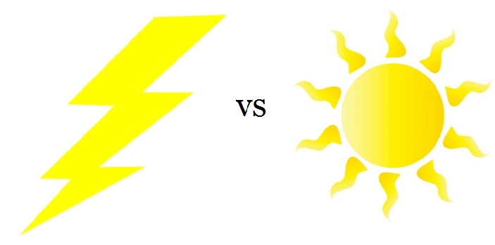 Top of Texas Gazette: Lightning vs The Sun