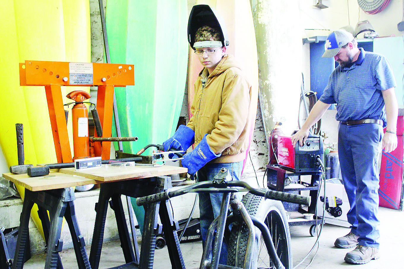 The Press Online: Welding helps bond father, son together