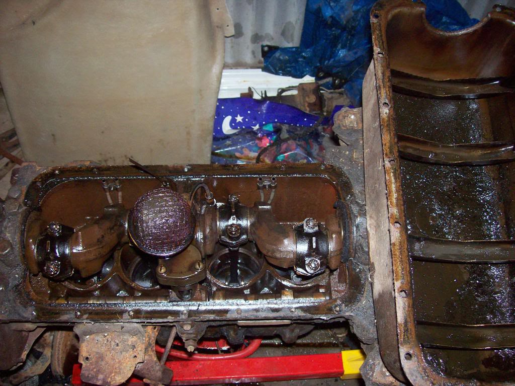 My 1928 Chevrolet: 1927 Chev Engine Pull Down (oh that rust)