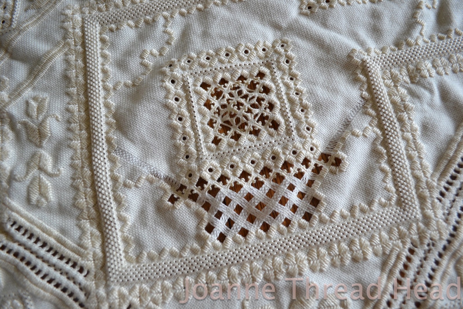Thread Head: Hardanger Embroidery