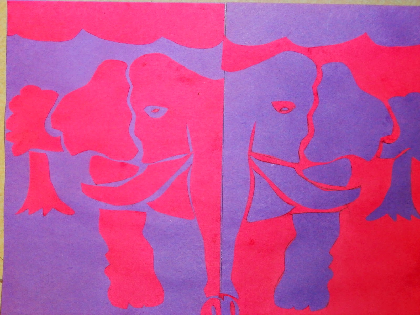 Mr. MintArt: Positive and Negative Space Papercut Lesson