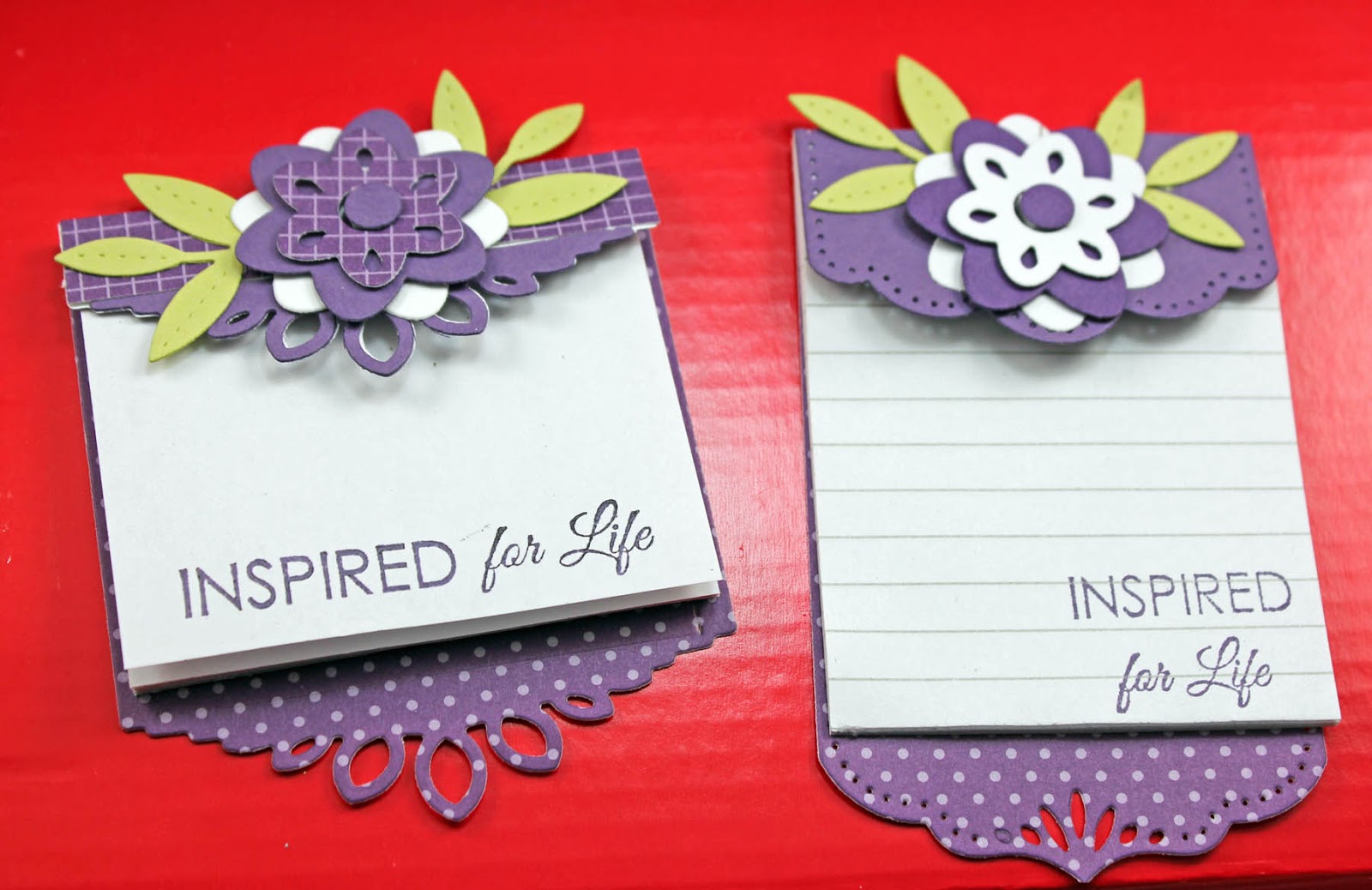 A Cup of Cold Water: MAKE IT MONDAY #220: DIE CUT MINI NOTEBOOKS