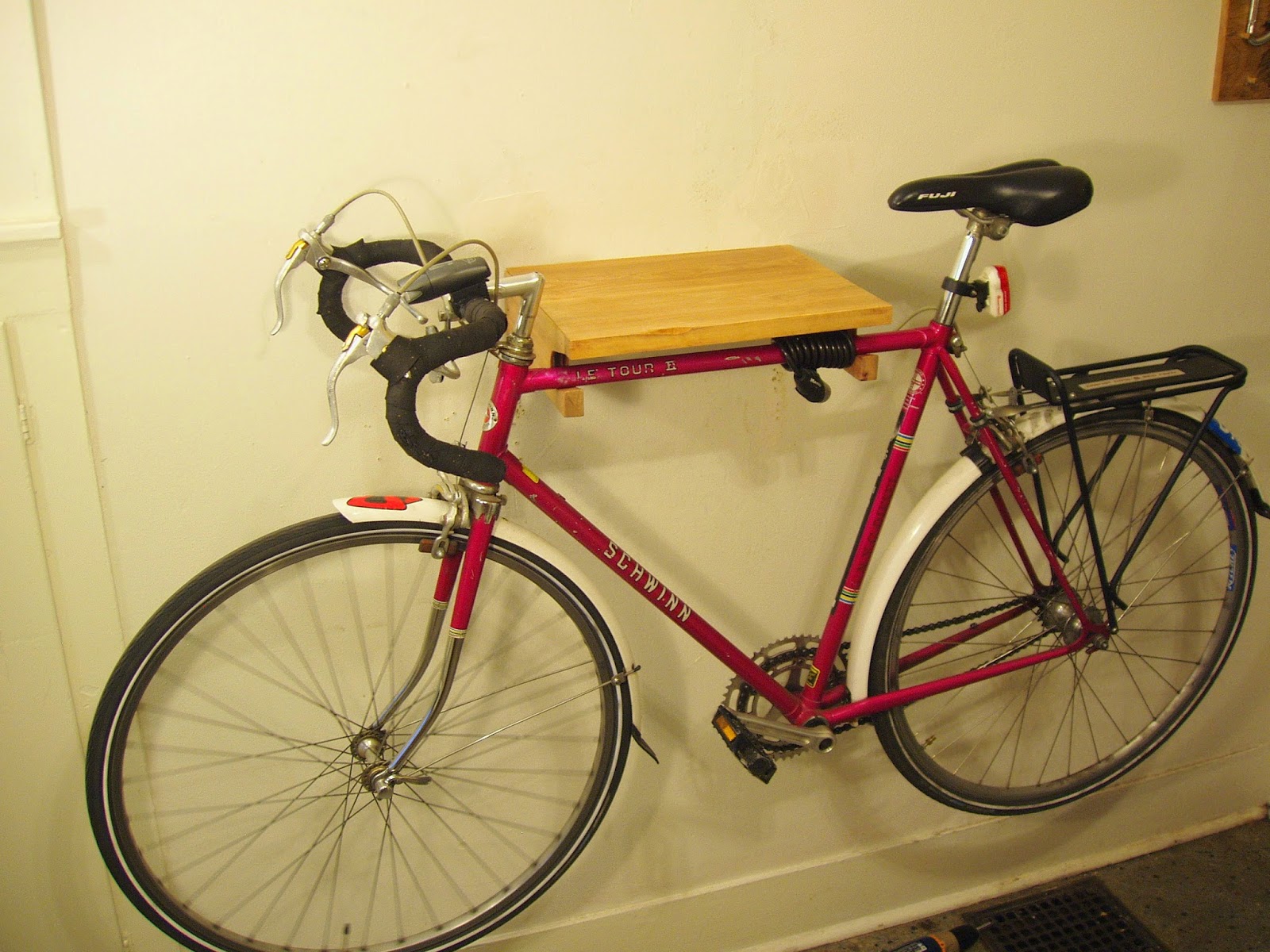 driftedge woodworking: Hardwood Indoor Bike Racks in Walnut, Maple ...