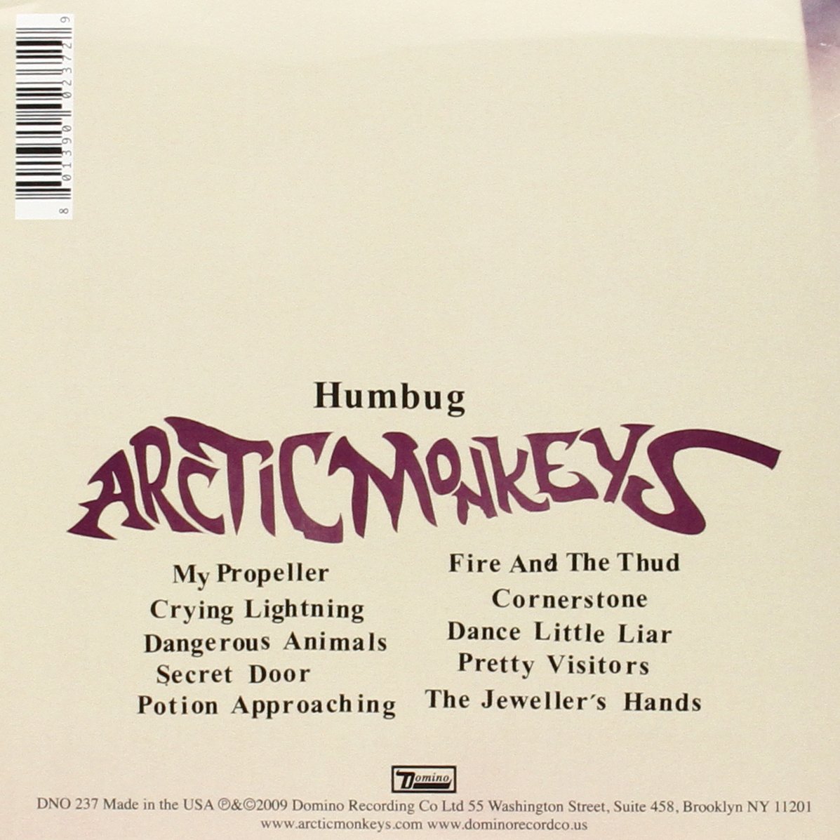 Classic Rock Covers Database: Arctic Monkeys - Humbug (2009)