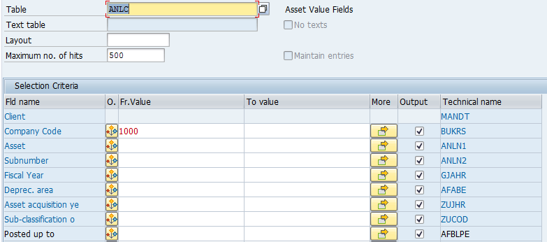 Important Tables in Asset Accounting SAP- ERP (P2)