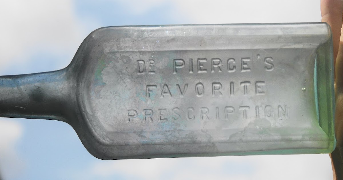 TreasureGuide's Bottle Barn: Dr. PIerce's Favorite Prescription Bottle.