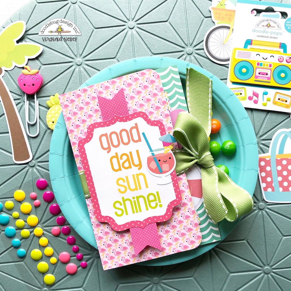 Doodlebug Design Inc Blog: SUMMER ACCORDION MINI ALBUM | with Virginia