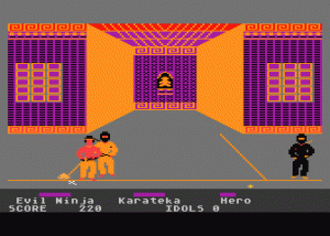 Retro Game Reviews: Ninja (Atari 8-bit review)