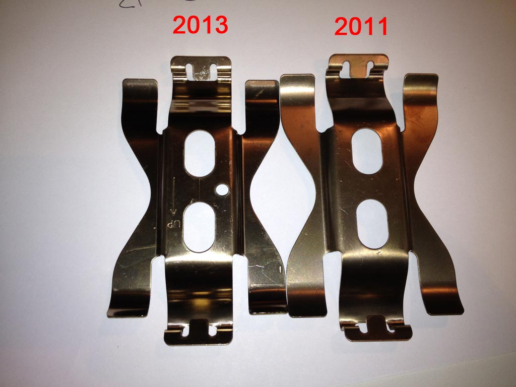 2013 Nissan GT-R Rear Brake Caliper Anti-Rattle Clips - 2009gtr.com