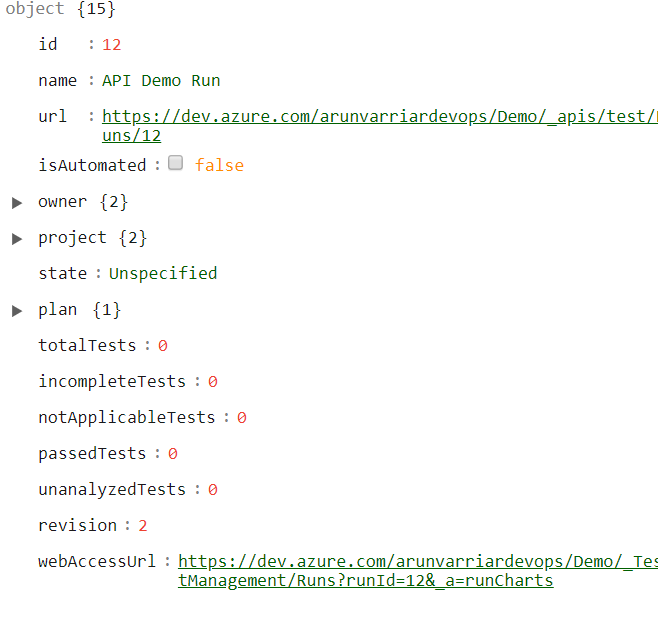 DevOpsMaster: Creating a test run and updating results using ...