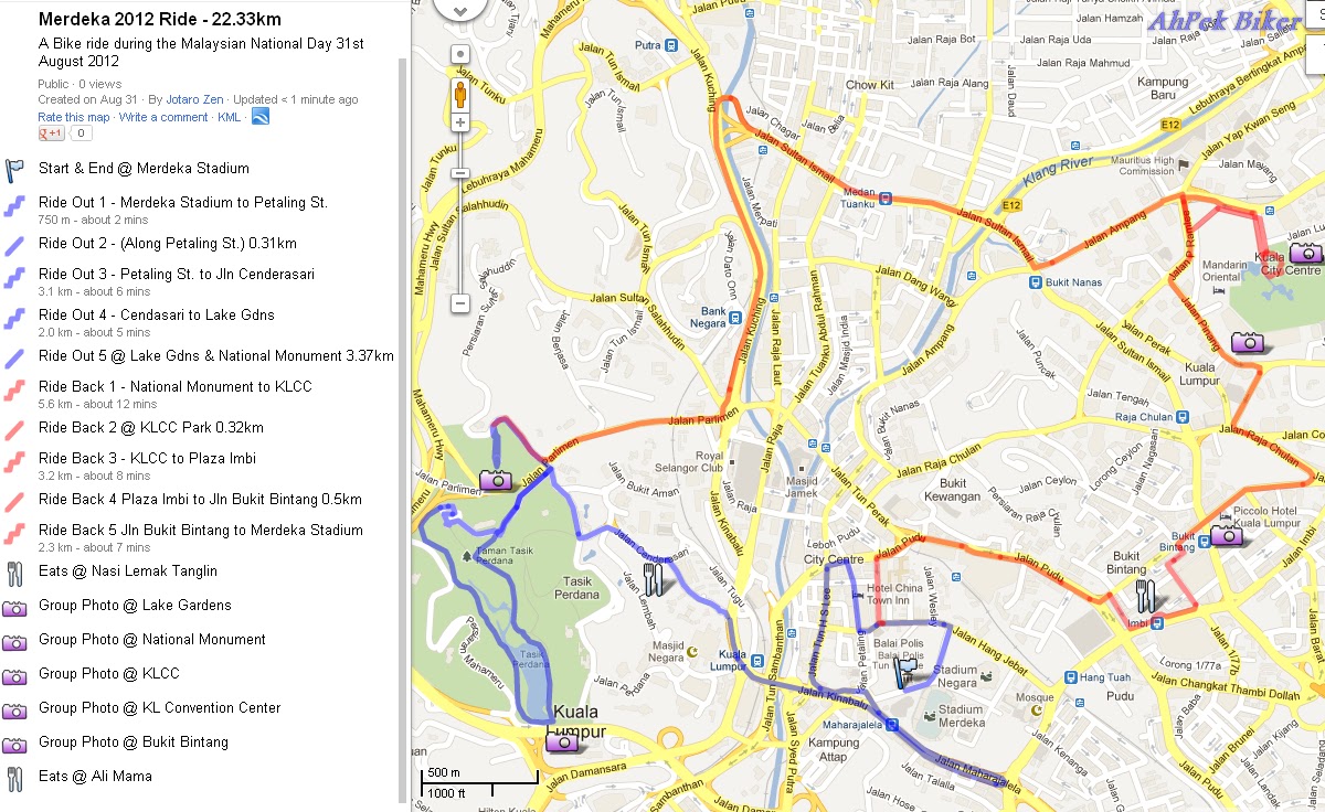 AhPek Biker - Old Dog Rides Again: Kuala Lumpur : Merdeka 2012 Bike ...