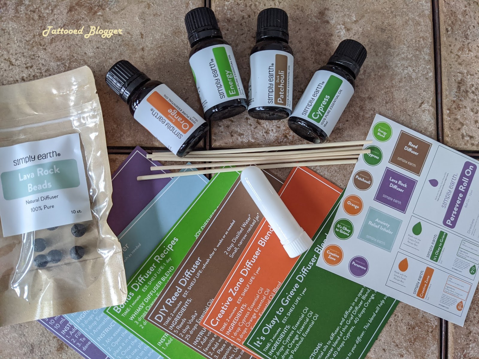 Tattooed Blogger: Simply Earth Box review