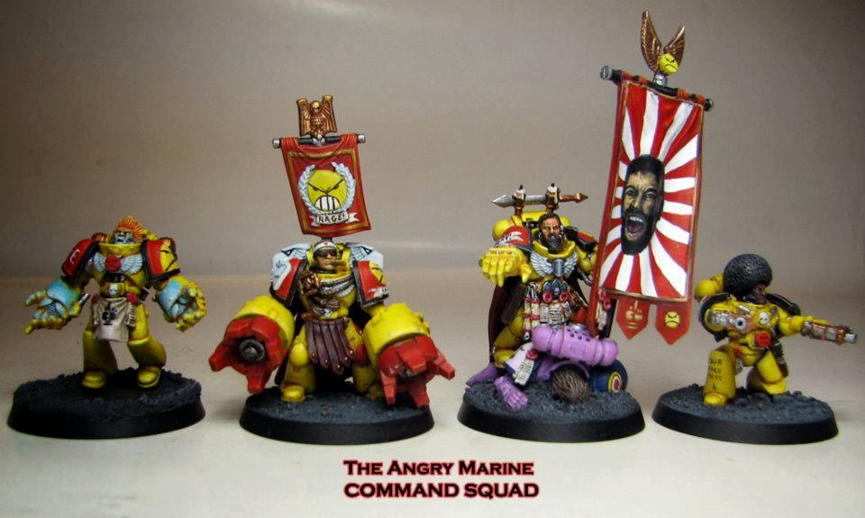 Always Angry- Angry Marines Command Squad - Wargaming Hub