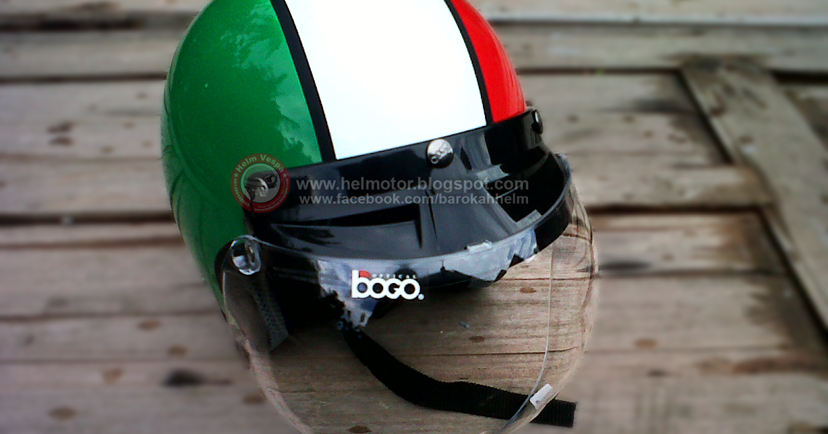 Helm Bogo Italy ~ Helm Vespa