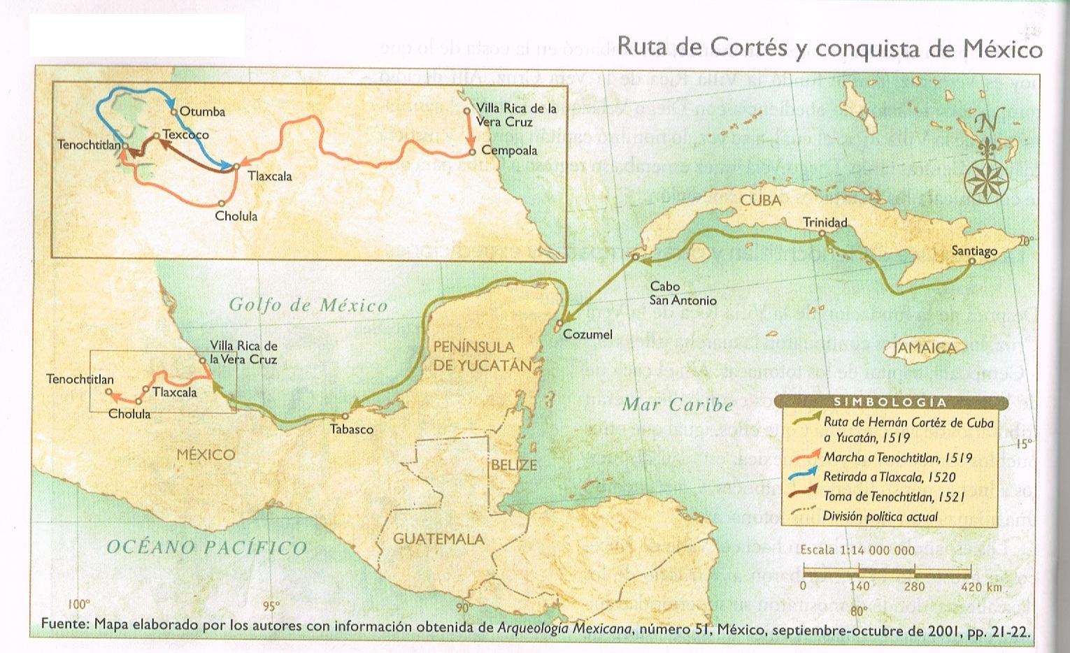 Cocinando la historia: Ruta de Cortés y Conquista
