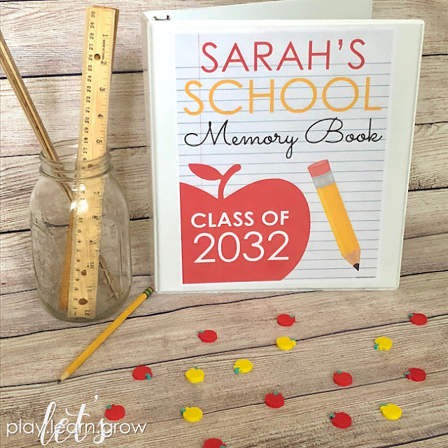 School Memory Book Freebie | Lets Play.Learn.Grow