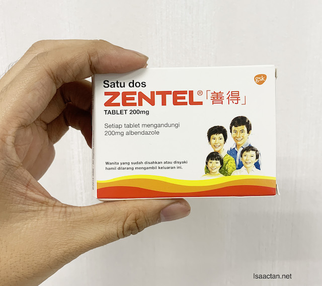 Isaactan.net: De-worming For Kids - Introducing Zentel Tablets
