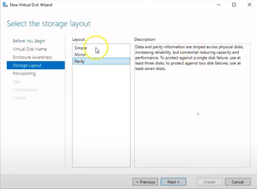 The OptionKey Blog: Setting up storage spaces virtual disk with a two disk parity using powershell