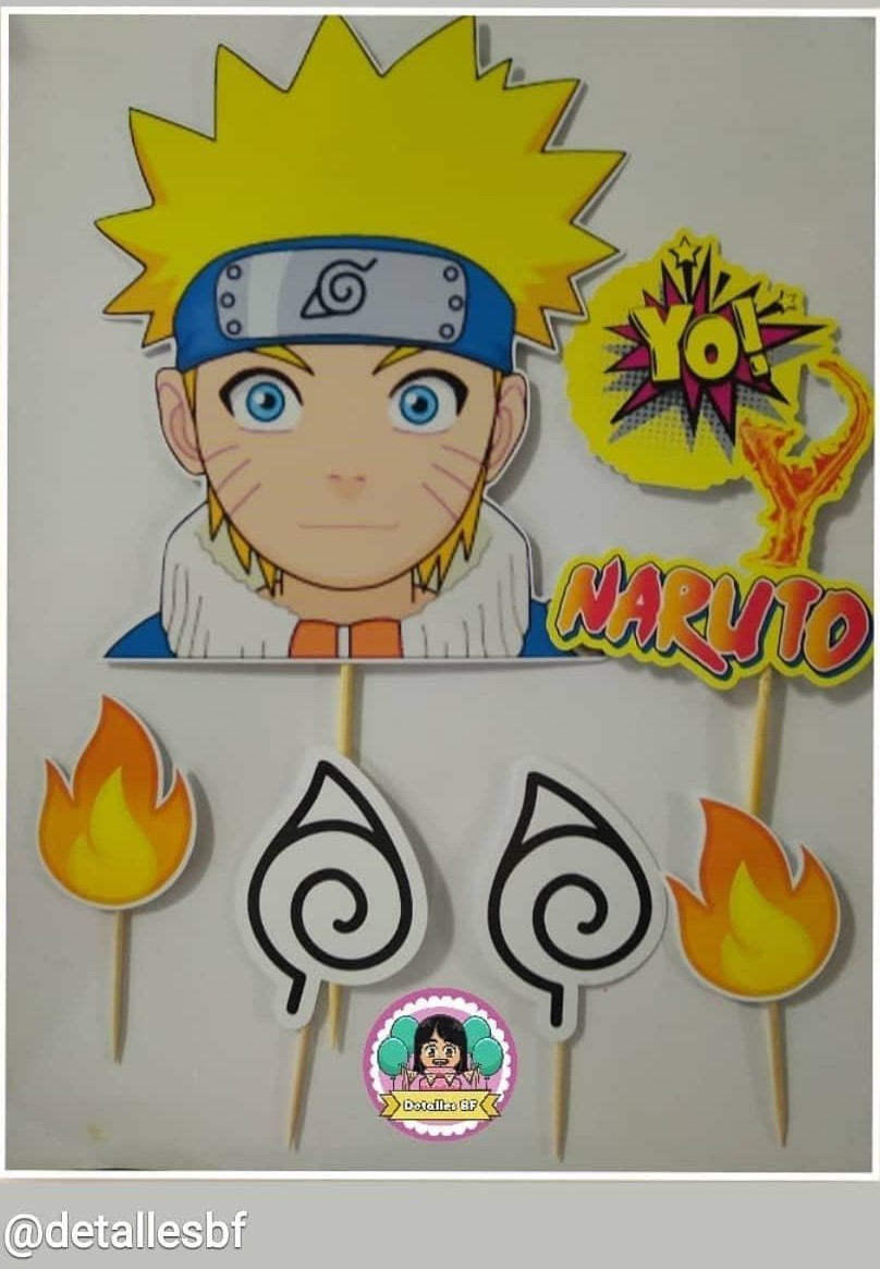 Topper Naruto - Mis Toppers Tus Toppers