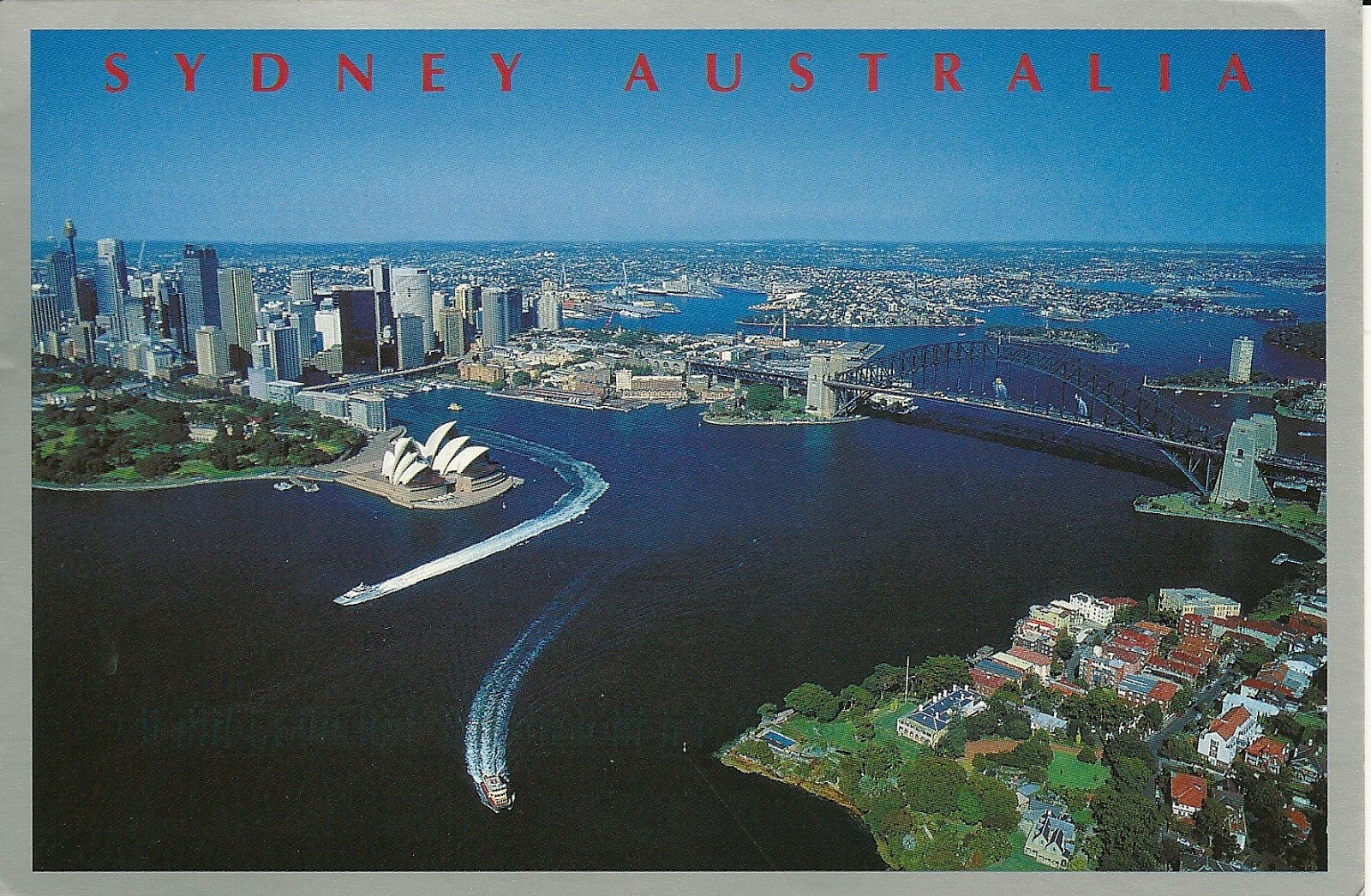 Postcards A world Travelogue: Sydney - Australia