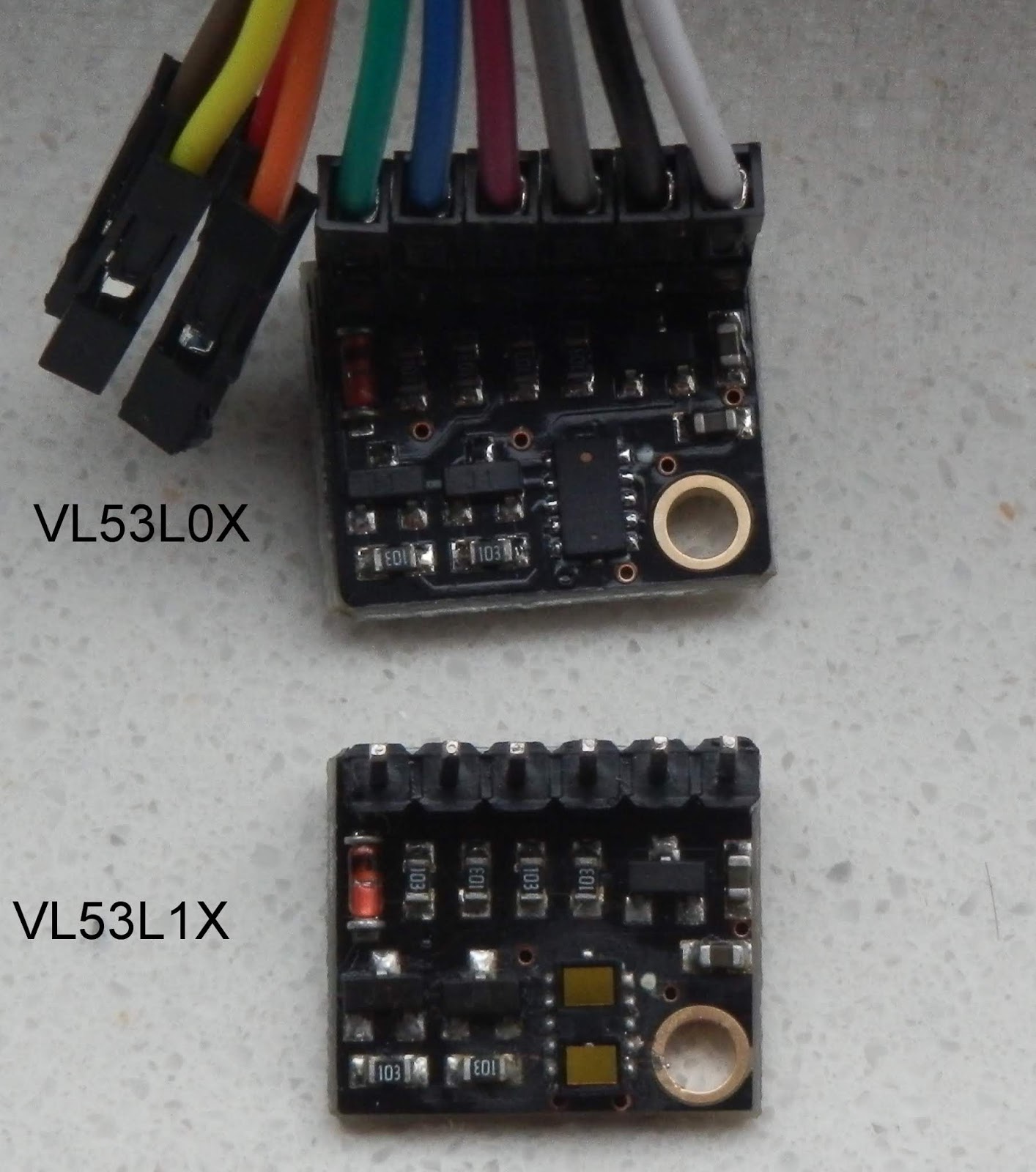 Pairing TM4C123GXL with VL53L1X and VL53L0X