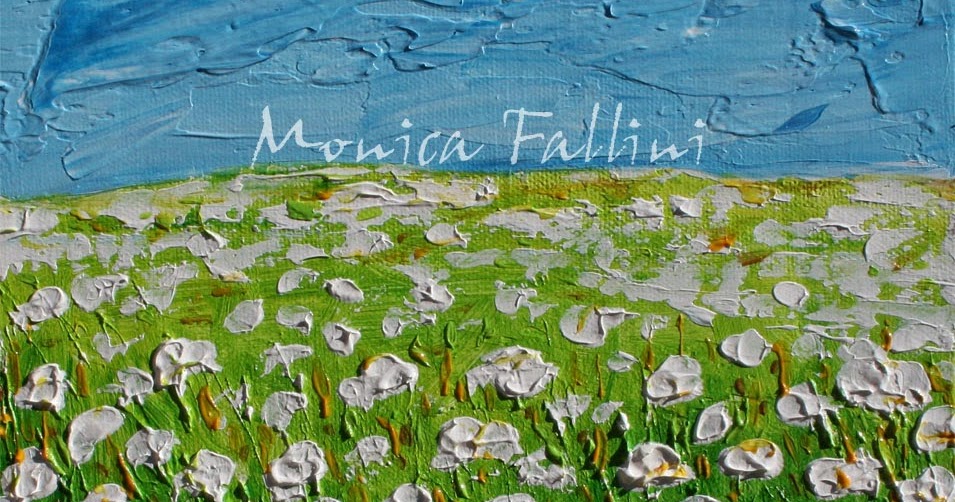 Monica Fallini daily paintings: Cotton field Louisiana painting artwork ...
