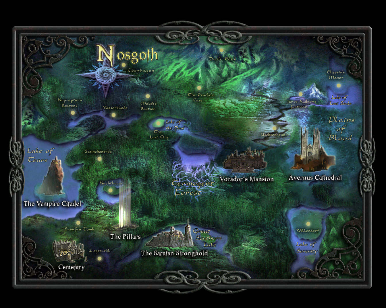 Legacy of Kain - Mapas de Nosgoth