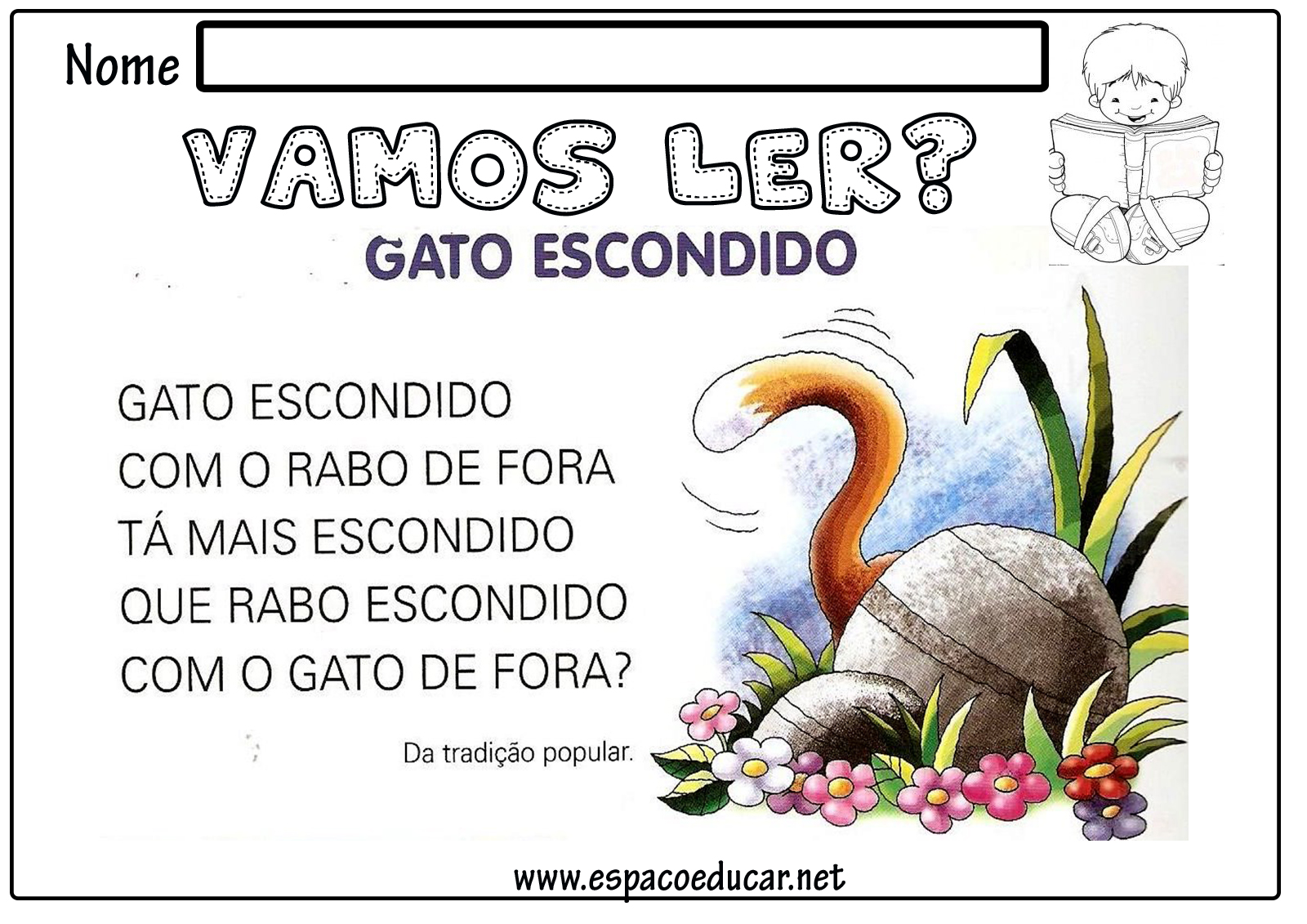 Caderno com 20 pequenos textos de Alfabetização ou 1º ano para imprimir ...