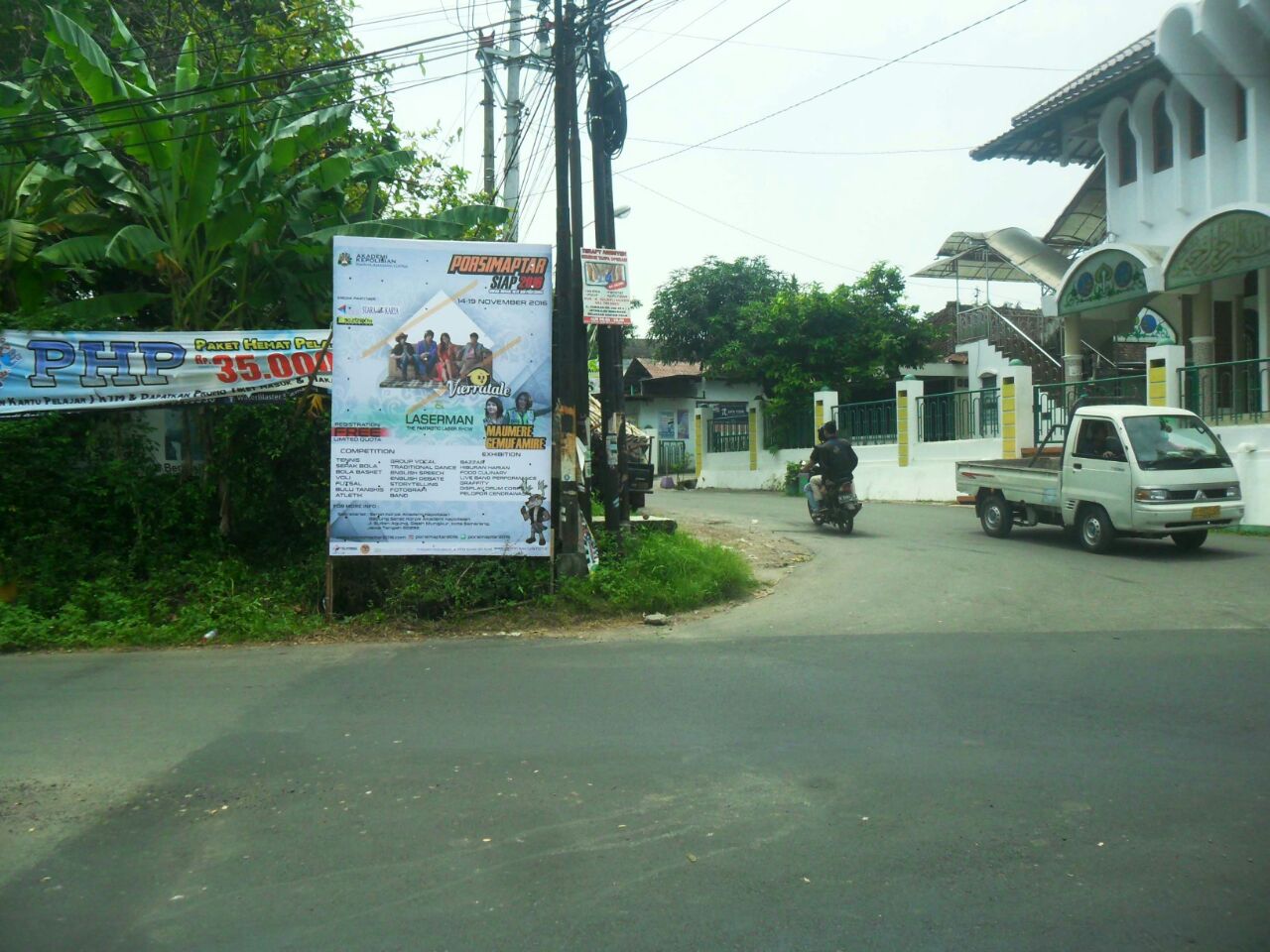 Outdoor Promo Baliho Resmi Semi Permanen Event PORSIMAPTAR SIAP 2016