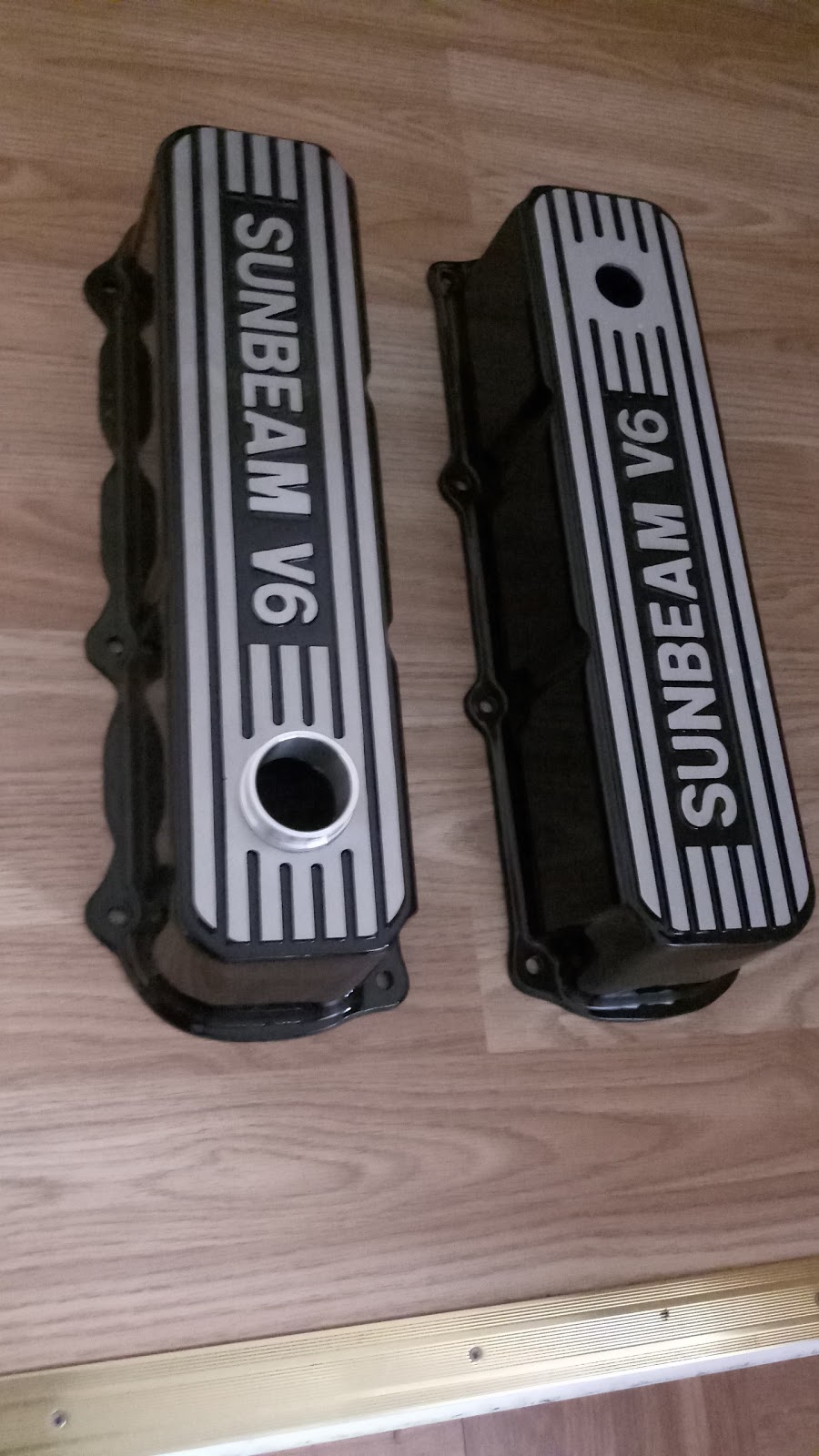 Sunbeam Alpine Series 3 conversion to V6 2.8: New Rocker covers