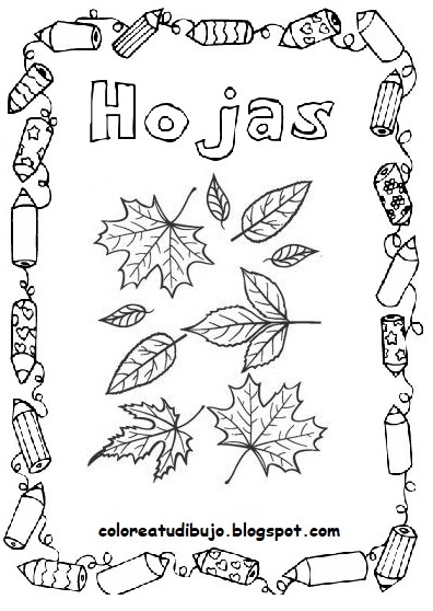 Varias hojas para colorear - COLOREA TUS DIBUJOS