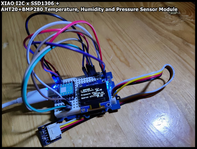 Embedded things: Test AHT20+BMP280 Temperature, Humidity and Pressure ...