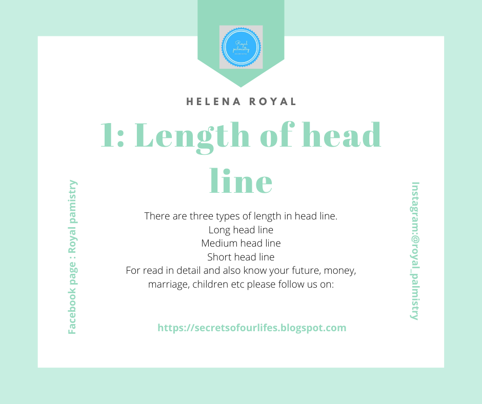 Need Two Minutes to Read 8 Types of Head Line ( Wisdom Line) in palm ...