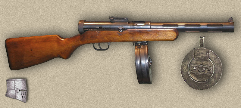 AMO DEL CASTILLO: SUBFUSILES: PPSh-41