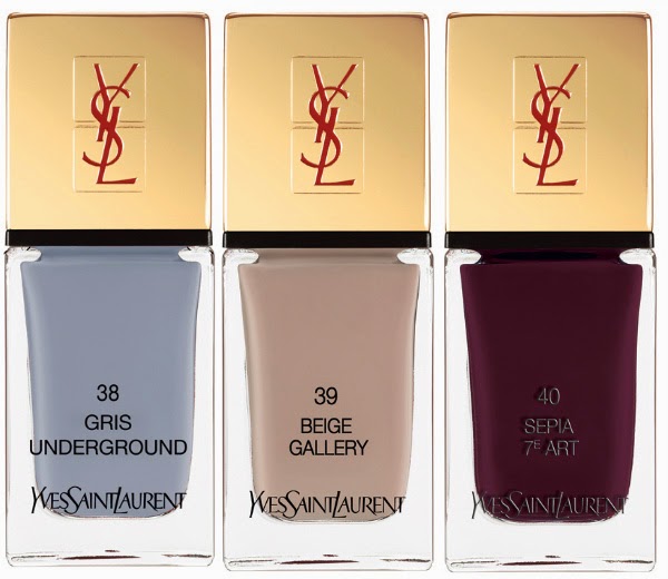 old: shine eye's shiny nails: ysl gris underground (autumn 2013)
