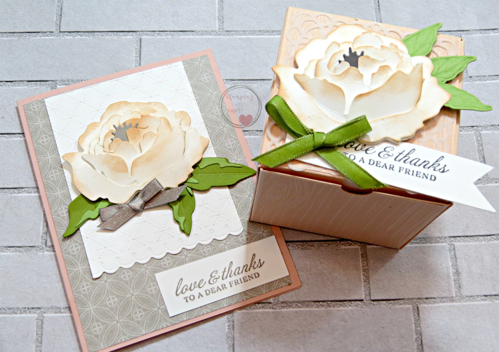 Stampingwithamore: HOW TO MAKE A LARGE TREAT/GIFT BOX TUTORIAL