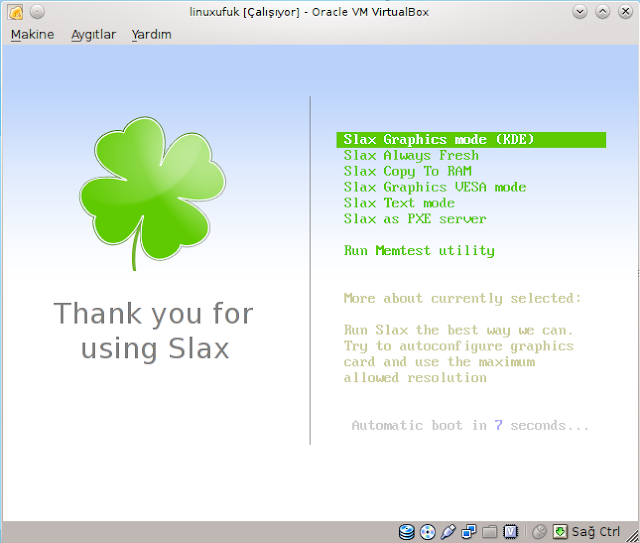 Slax Linux 6.1.2 Resimli İncelemem | Linux Dünyam