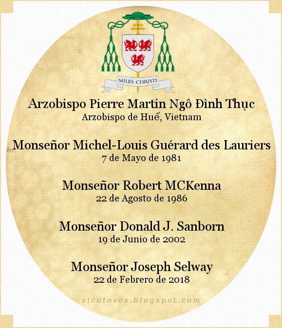 Como ovejas sin Pastor: UN NUEVO OBISPO CATÓLICO: MONSEÑOR JOSEPH ...