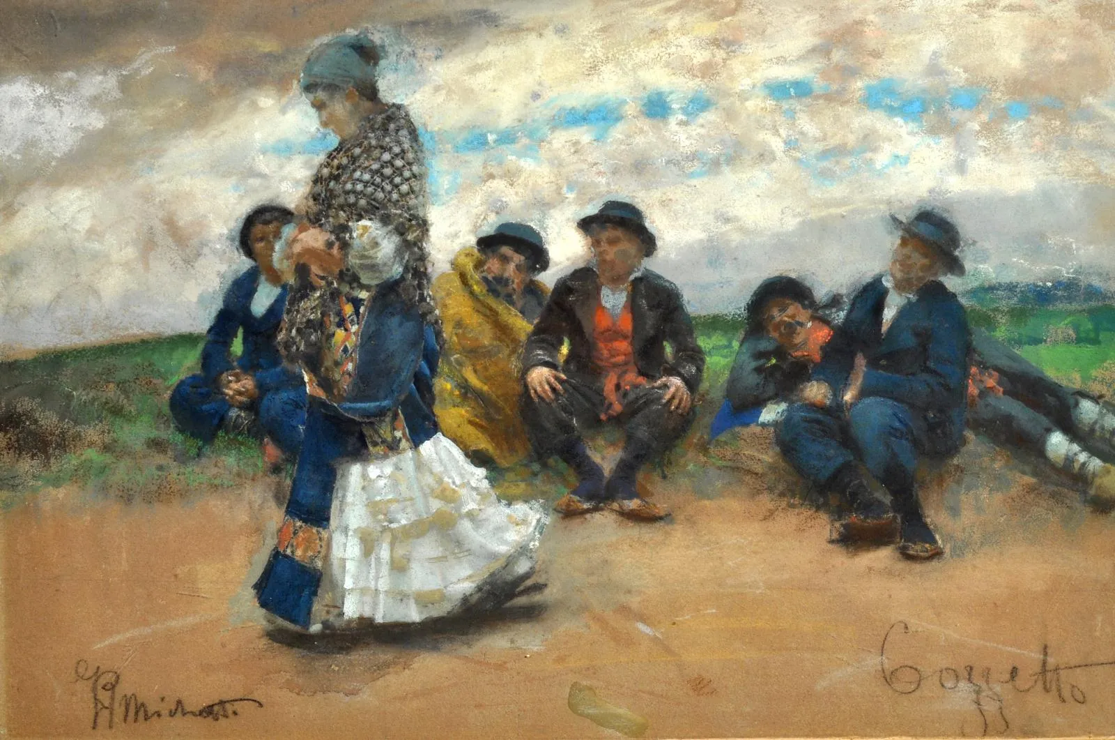 Francesco Paolo Michetti (1851-1929) | Genre painter | Tutt'Art ...