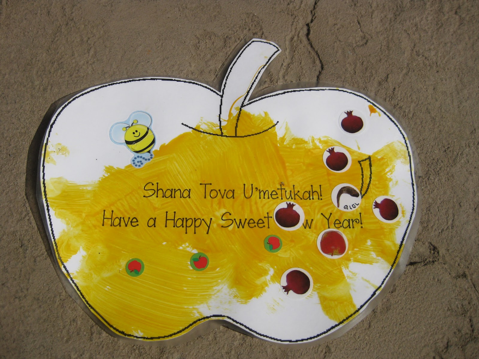 Rosh Hashanah Honey Mat