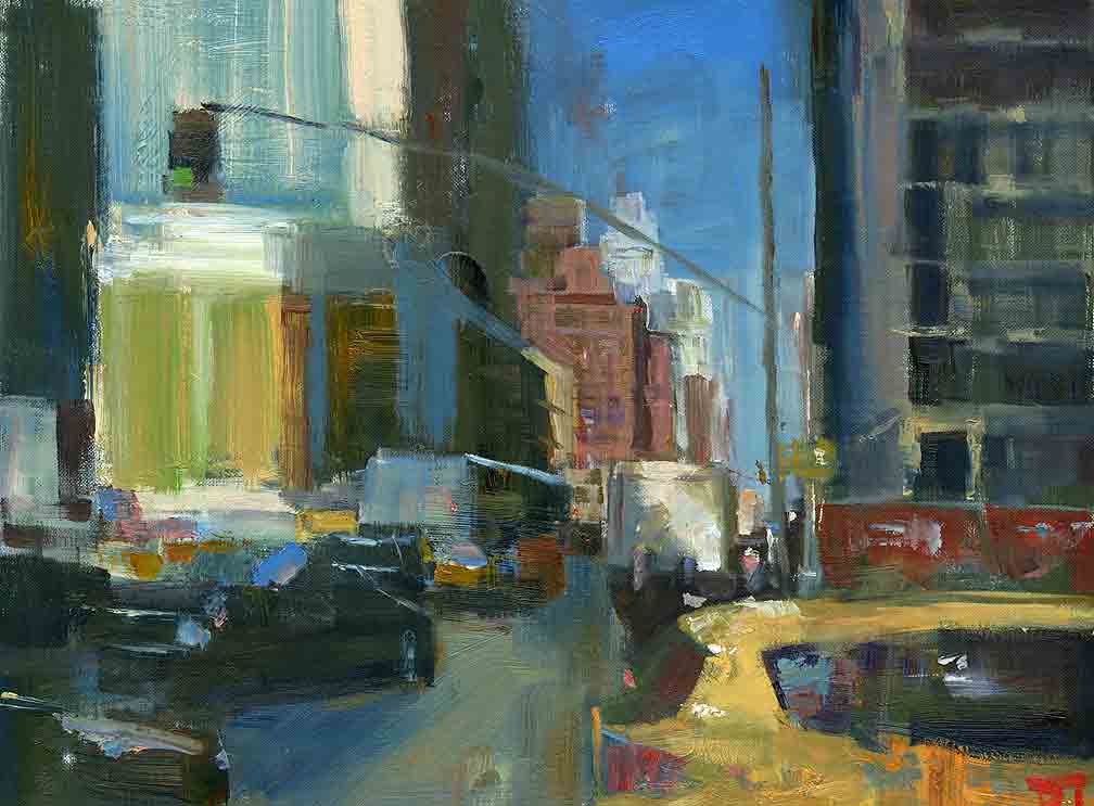 DARREN THOMPSON FINE ART: Hustle and Bustle