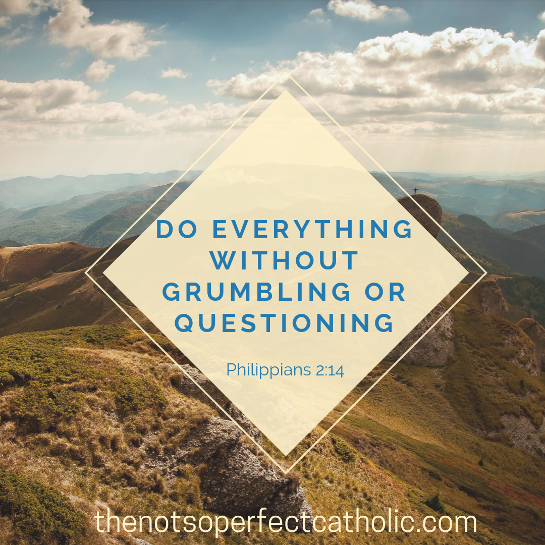 Offering Everything Up to Him | The Not-So-Perfect Catholic