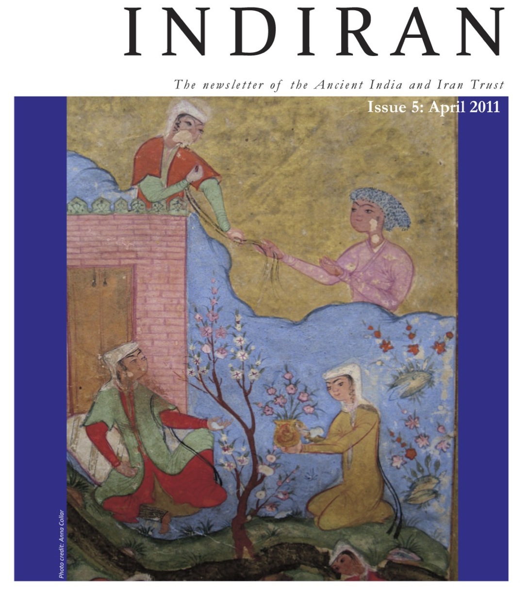 SAALG Blog: Ancient India & Iran Trust: New issue of INDIRAN