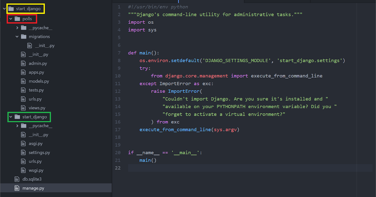 Django Python 튜토리얼 예제로 살펴보는 Django 분석 ① View층에 텍스트 표시