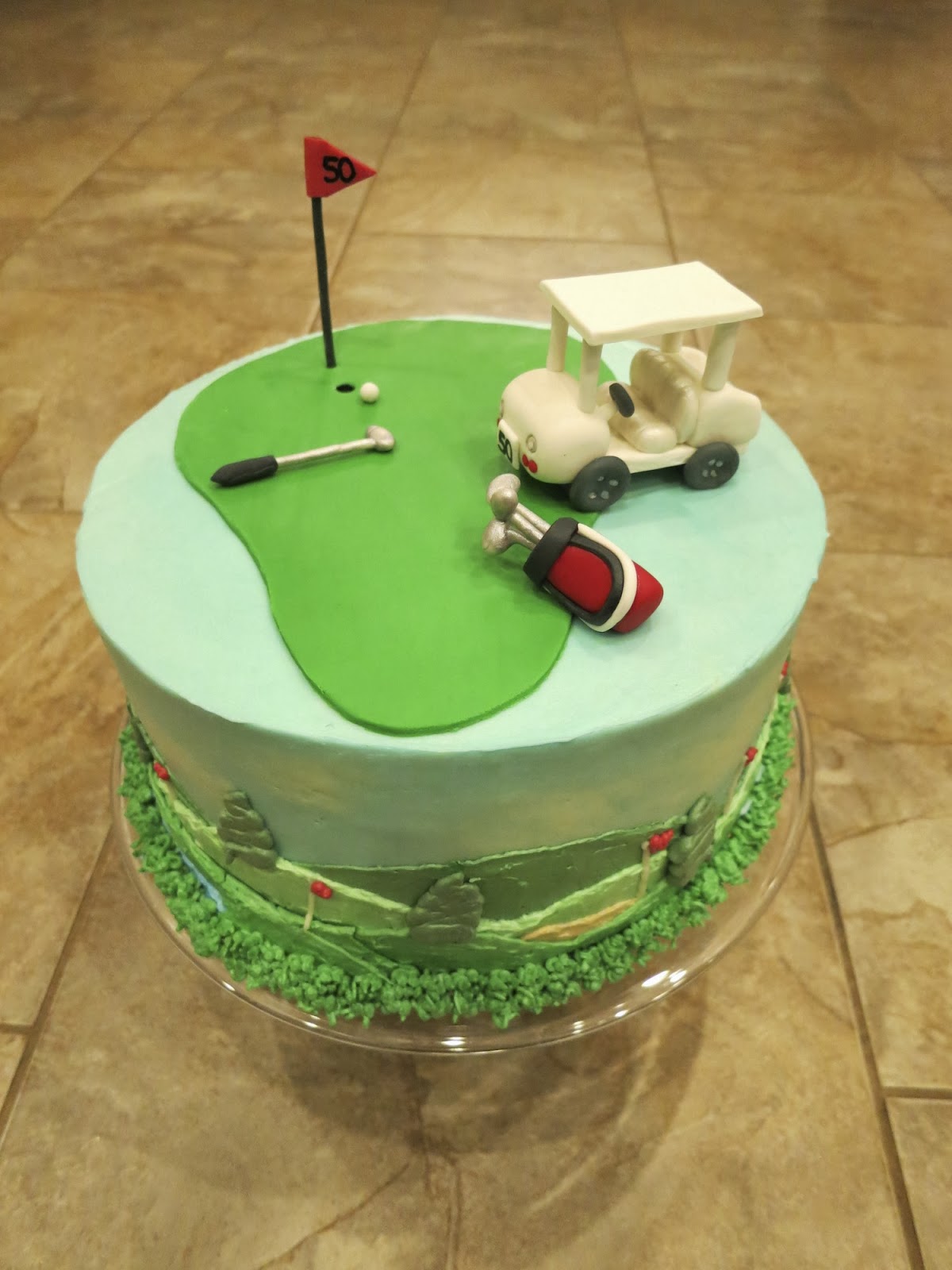 Christina's Kitchen Art: Golf Cake