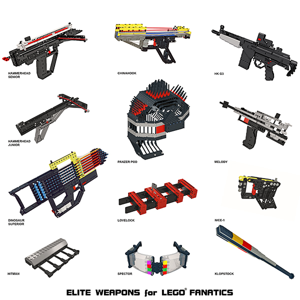 All About Bricks: Book Review: Elite Weapons for LEGO Fanatics