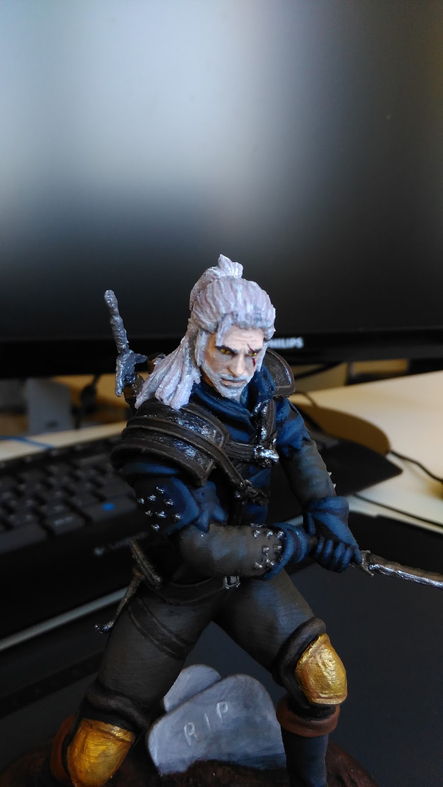 The Witcher - 3D Model Print File | Static Figure | 3D Printing Designs
